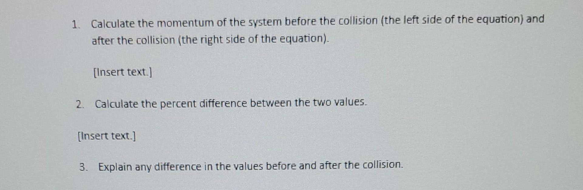 Solved Activity 1: Elastic Collision with Equal Masses 1. | Chegg.com