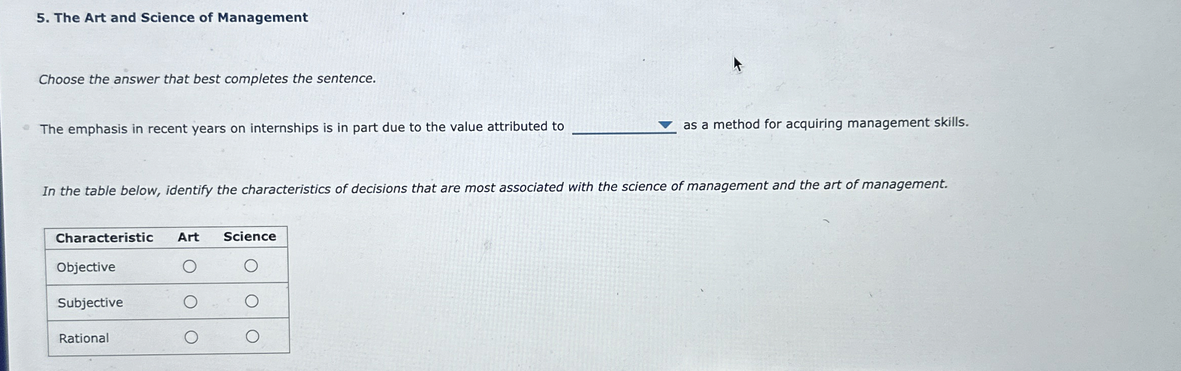 Solved What does this mean The Art and Science of | Chegg.com