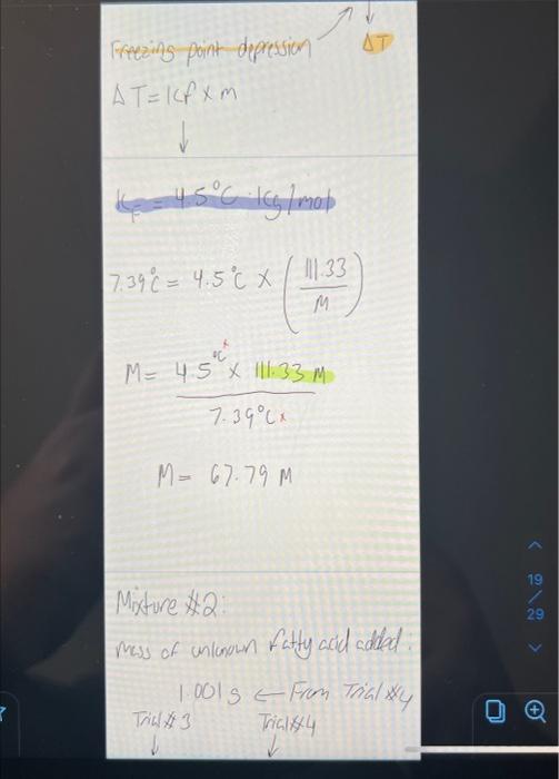 The 1st image is my data table from lab. The 2nd | Chegg.com