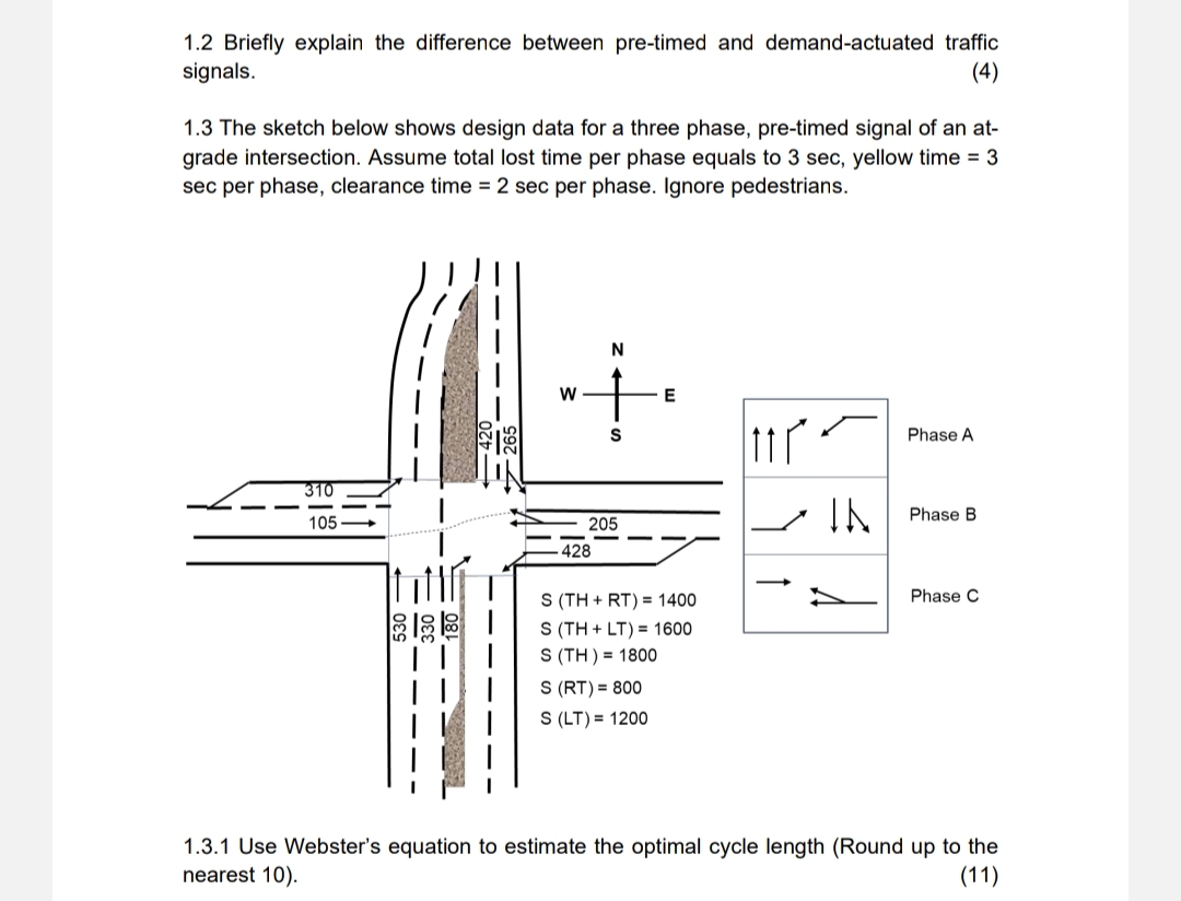 Solved 1.2 ﻿Briefly explain the difference between pre-timed | Chegg.com