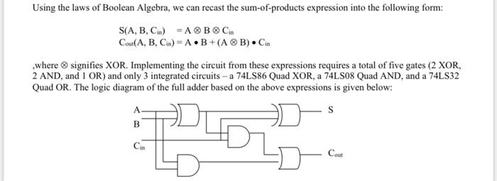 Solved Based on the sum of expressions and the logic | Chegg.com