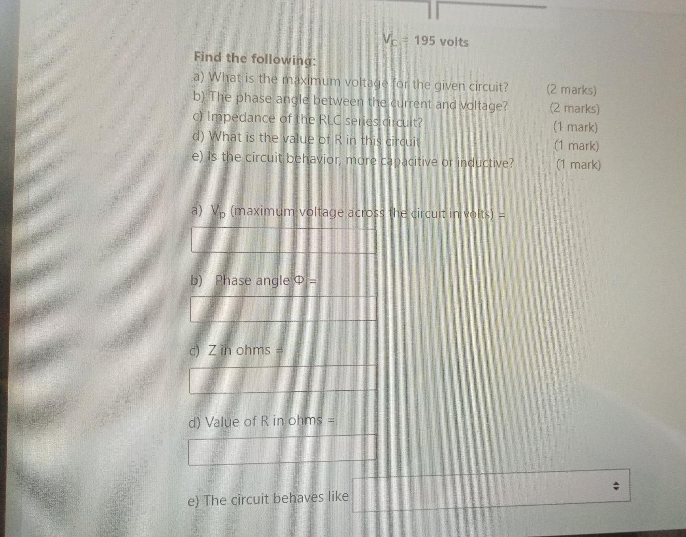 Solved estion 22 An AC source of frequency 55 Hz drives an | Chegg.com