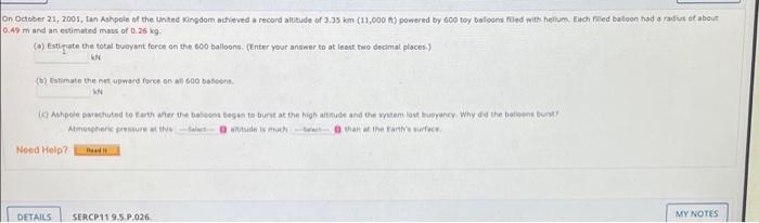 Solved 9.45 m and an estimated mass of 0.25 kg. (a) Esti | Chegg.com