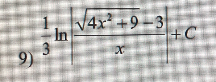 Solved This is a calc 2 problem. Please show the steps | Chegg.com