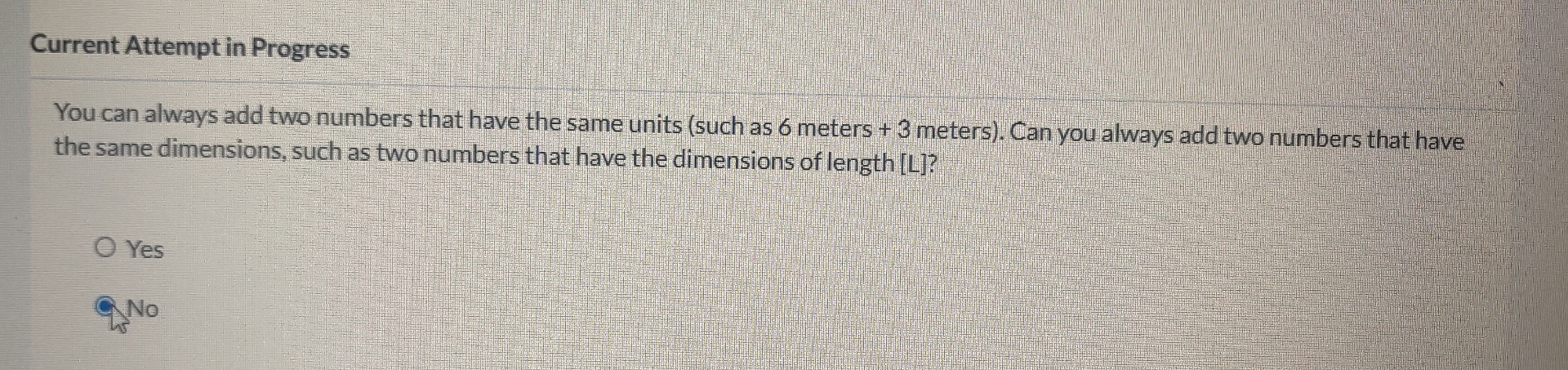 Solved Current Attempt in ProgressYou can always add two | Chegg.com