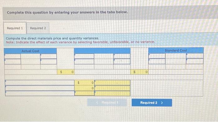 Solved Exercise 23-11 (Algo) Direct materials and direct | Chegg.com