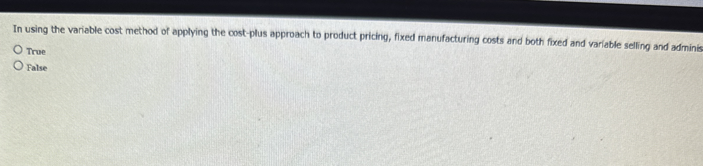 High Quality SOLUTION In using the variable cost method of applying the | Chegg.com