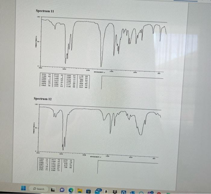 Solved I alredy assigned each compound to an IR spectrum. I | Chegg.com
