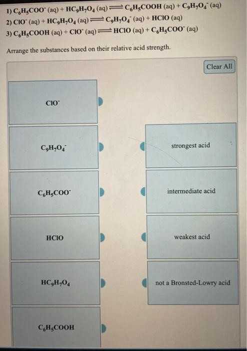 Solved 1) C,H-04 (aq) + CHECOOH (aq) =HC,H,O4 (aq) + CH COO" | Chegg.com