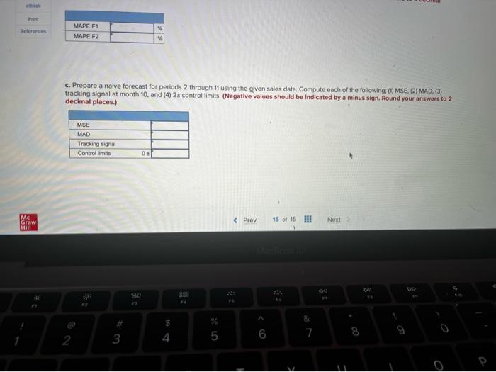 Solved Two independent methods of forecasting based on | Chegg.com