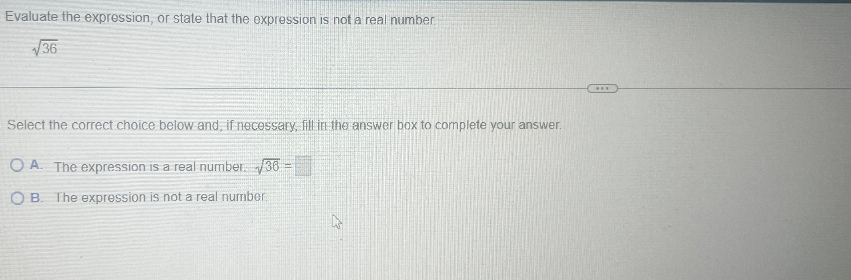 Solved Evaluate the expression, or state that the expression | Chegg.com