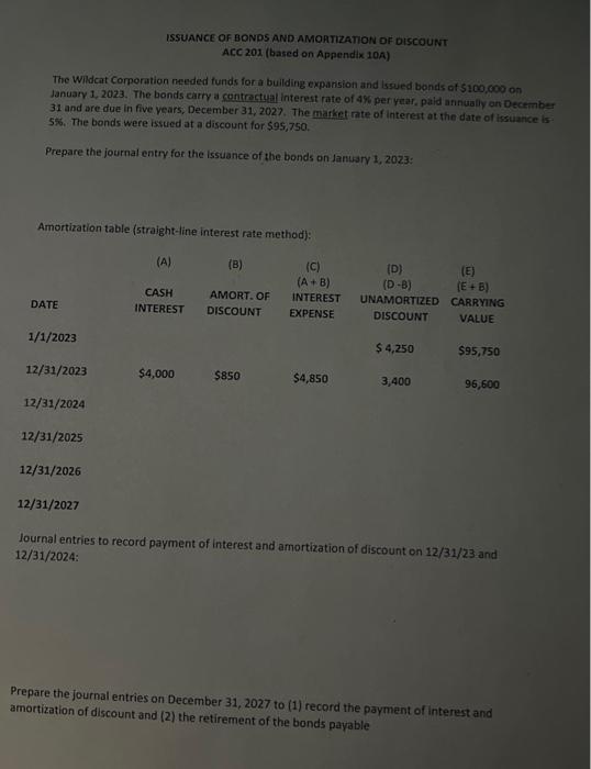 Solved Acc 201. (based on Appendix 10A) The Wideat | Chegg.com