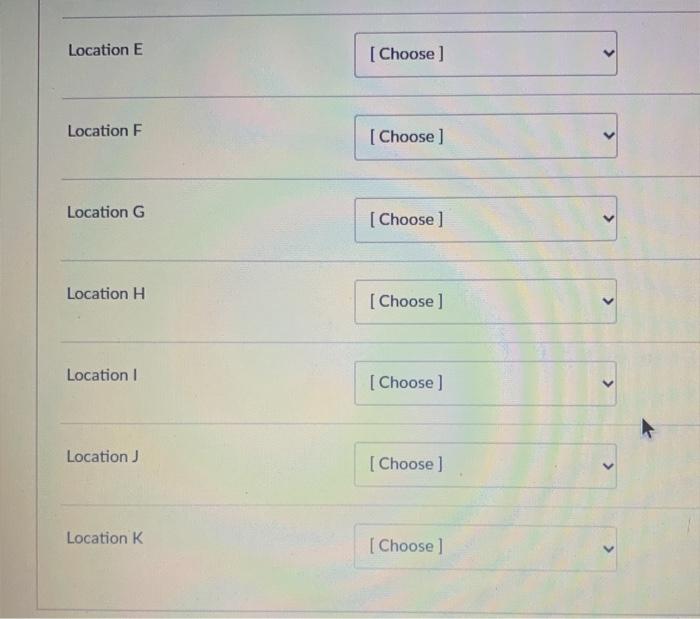 Solved Exercise 2 Step 3 Match the lettered locations in the | Chegg.com