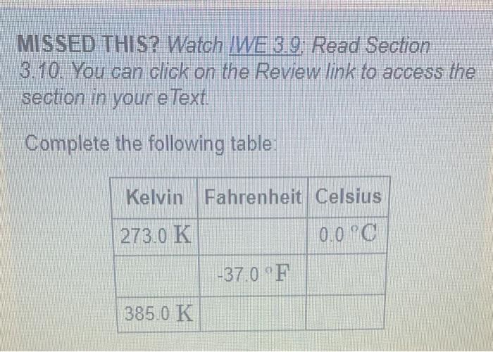 Solved MISSED THIS? Watch IWE 3.9; Read Section 3.10. You | Chegg.com