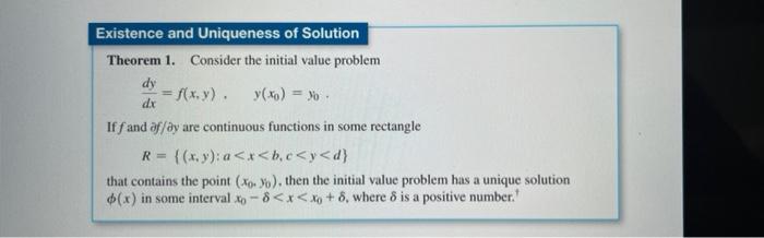Solved In Problems 23-28, determine whether Theorem 1 | Chegg.com