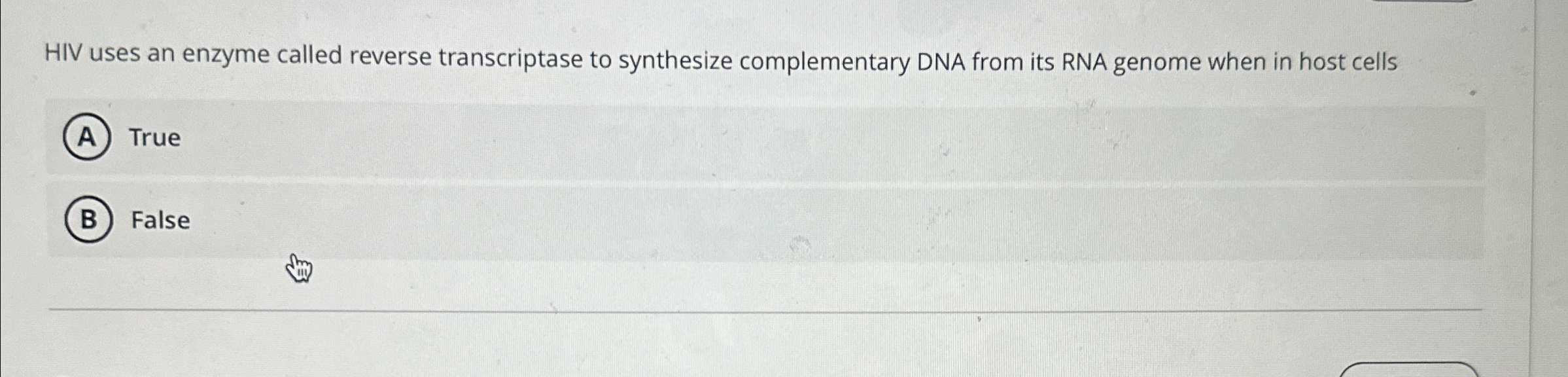 Solved HIV uses an enzyme called reverse transcriptase to | Chegg.com