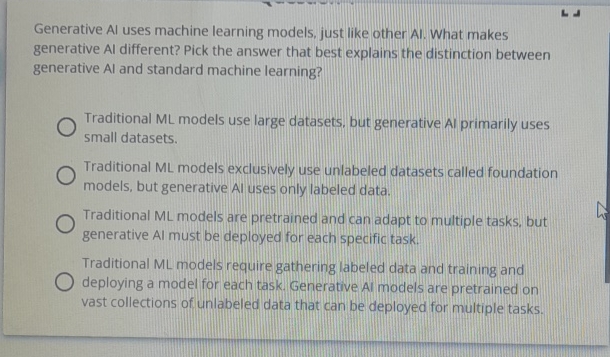 Solved Generative Al uses machine learning models, just like | Chegg.com