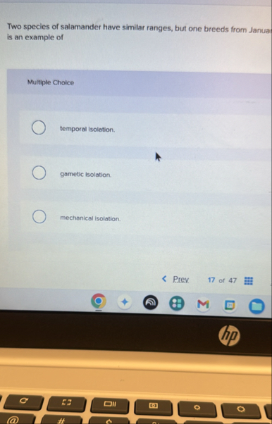 Solved Two species of salamander have similar ranges, but | Chegg.com