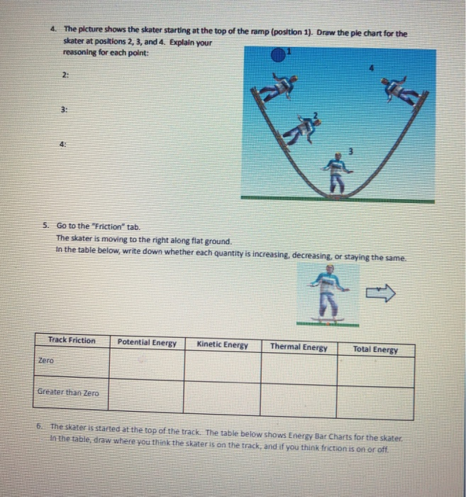 Solved 2. The bar graph shows the energy of the skater Where | Chegg.com