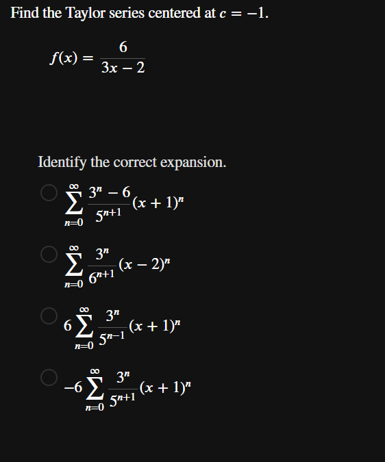 Solved Find the Taylor series centered | Chegg.com