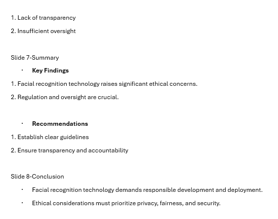Solved Topic-The Ethics of Facial Recognition | Chegg.com