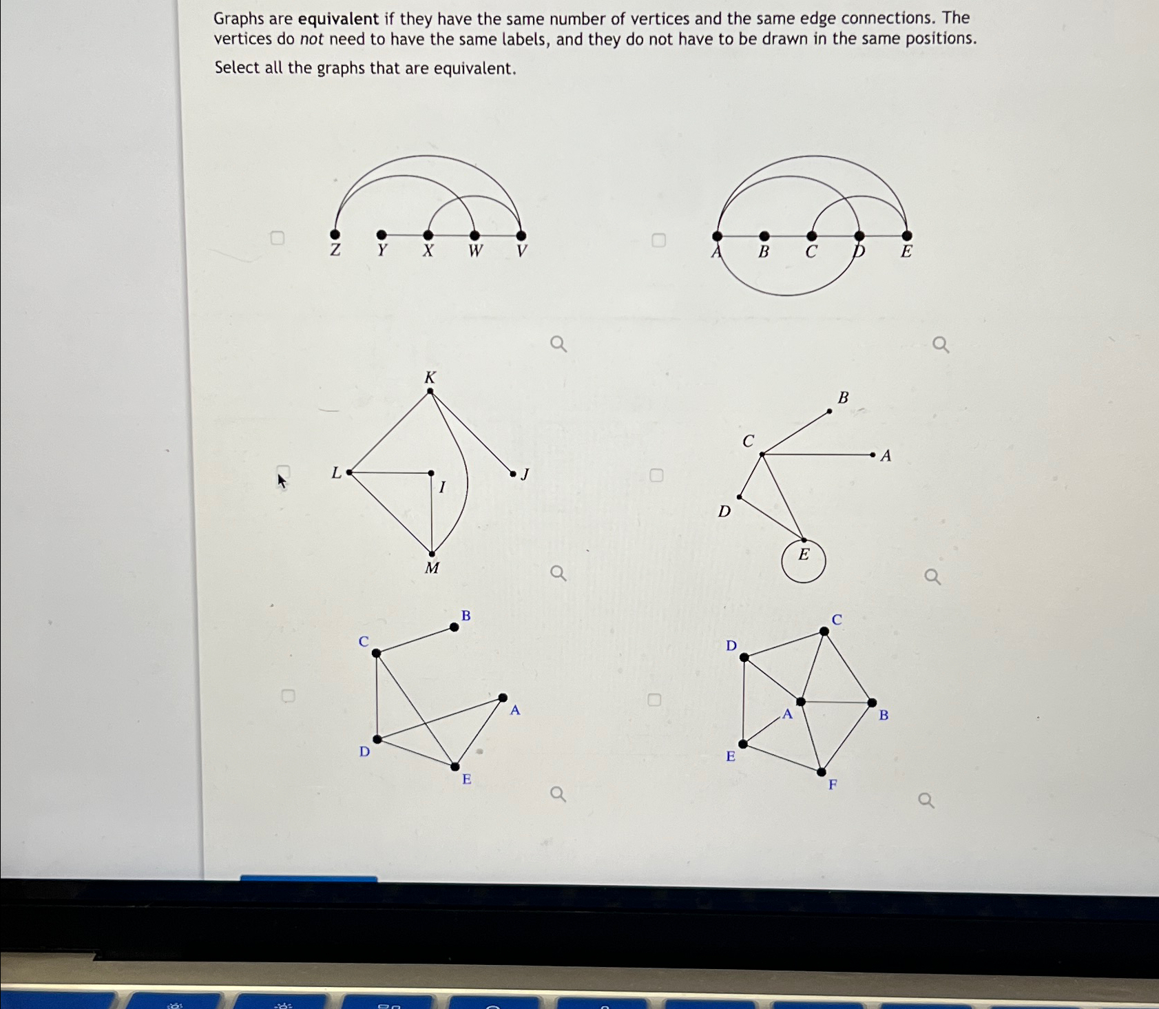 Graphs Are Equivalent If They Have The Same Number Of