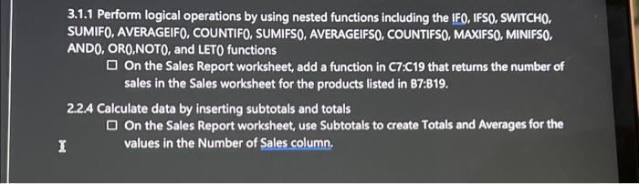 Solved 3.1.1 Perform logical operations by using nested | Chegg.com