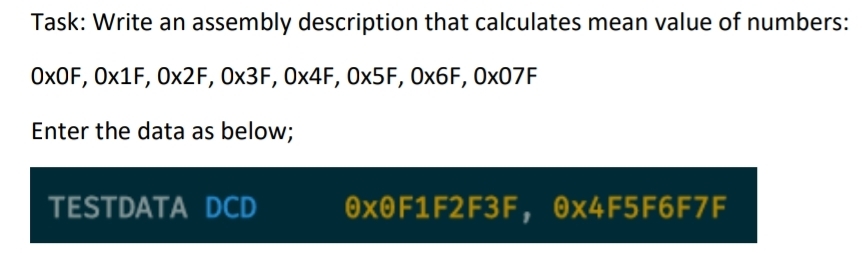 Solved Task for Systems Programmin course: Write an Assembly | Chegg.com