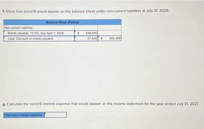 Solved Bond issue B 'Adjusted for rounding 2. Bond Issue B | Chegg.com