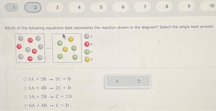 Solved Which of the following equations best represents the | Chegg.com