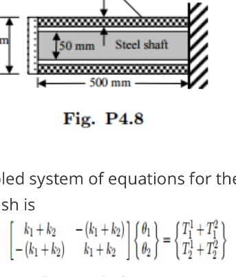 Solved used Stiffness method (matrix ) to solve see the next | Chegg.com