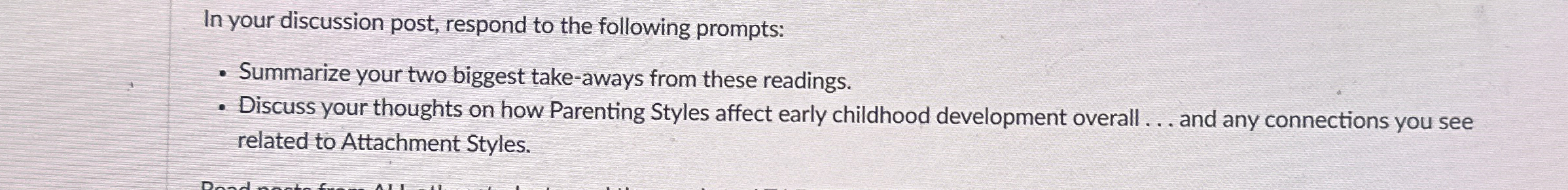 Solved Discuss your thoughts on how Parenting Styles affect | Chegg.com
