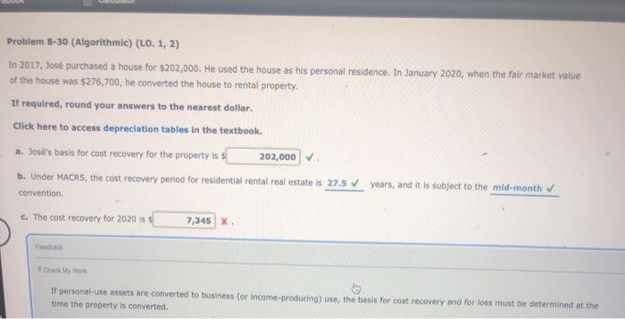 Solved Problem 8-30 (Algorithmic) (LO. 1, 2) In 2017, José | Chegg.com