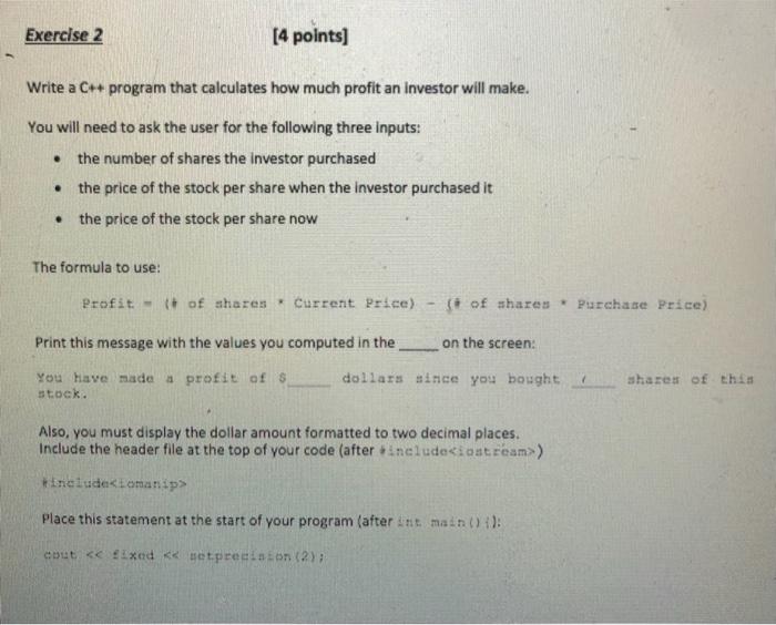 [solved] Please Help Show The Steps For Exercise Using C