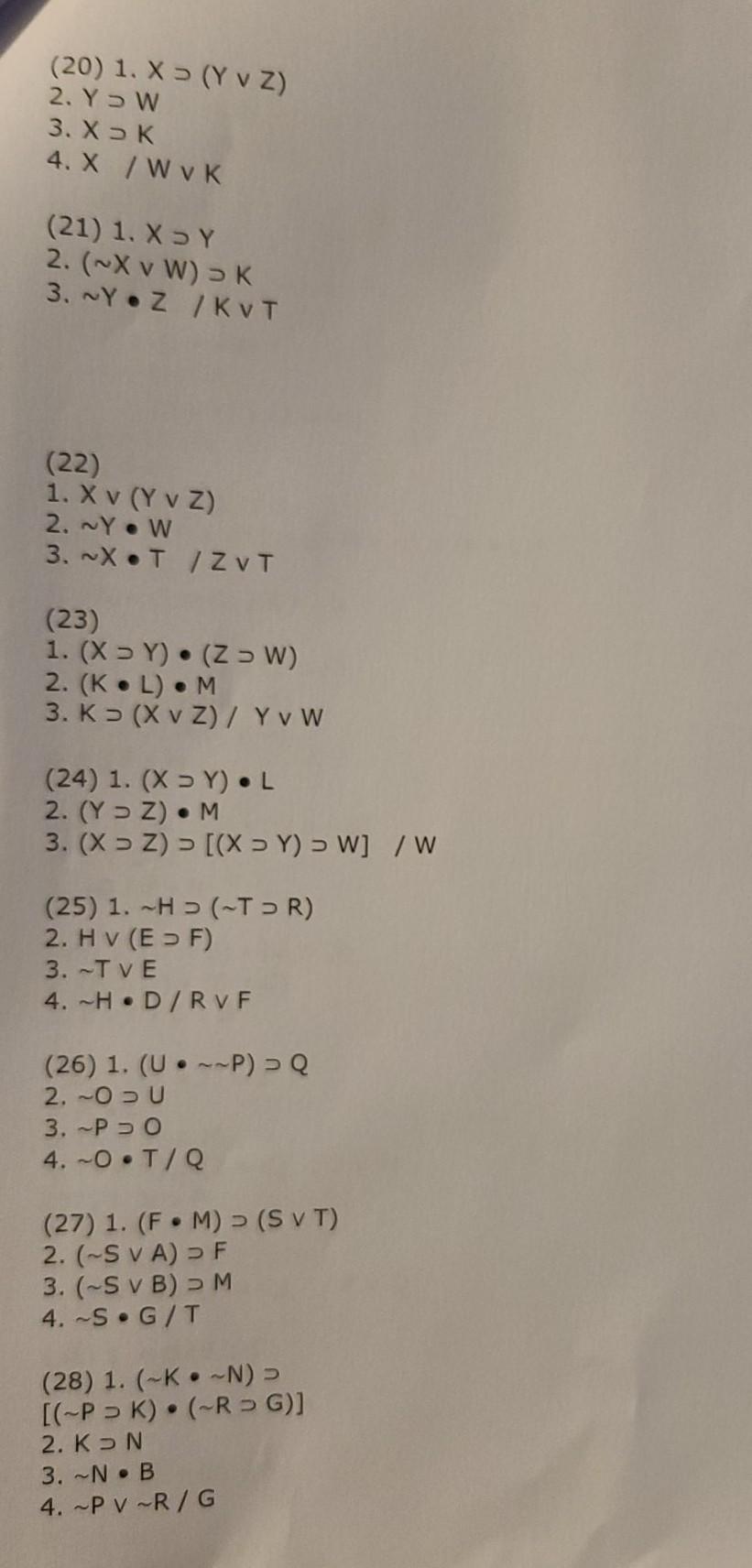 Solved 8 Rules of Implication Homework Exercise 3 This | Chegg.com