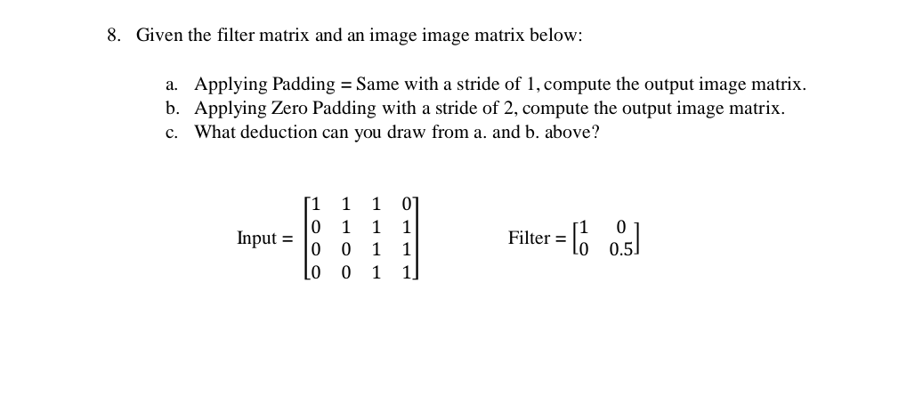 Solved 5. (a) Consider the following three filters G,E and | Chegg.com