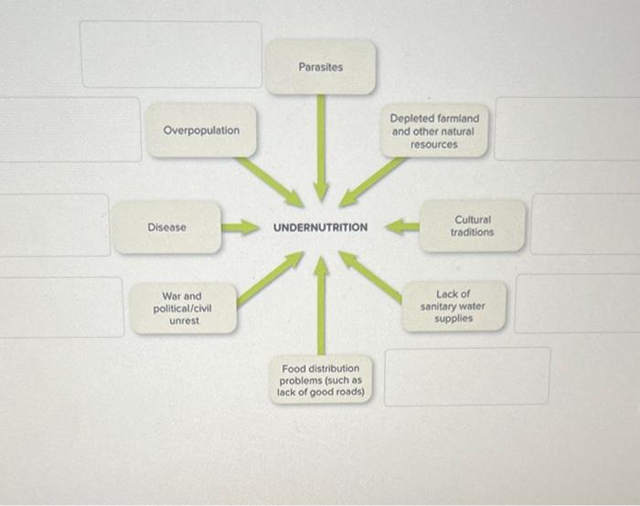 Solved There are many causes of undernutrition. Click and | Chegg.com