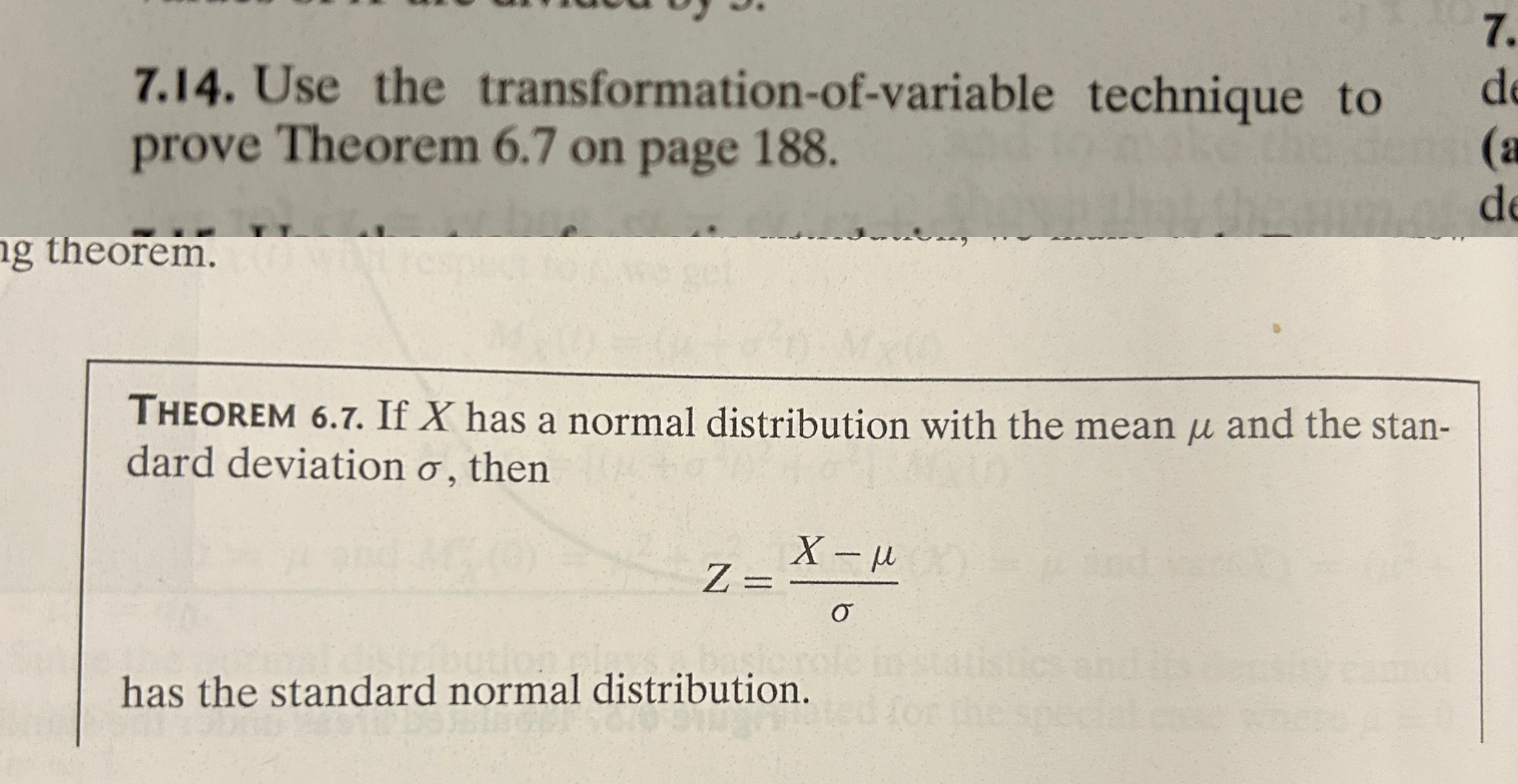 Solved 7.14. ﻿Use the transformation-of-variable technique | Chegg.com