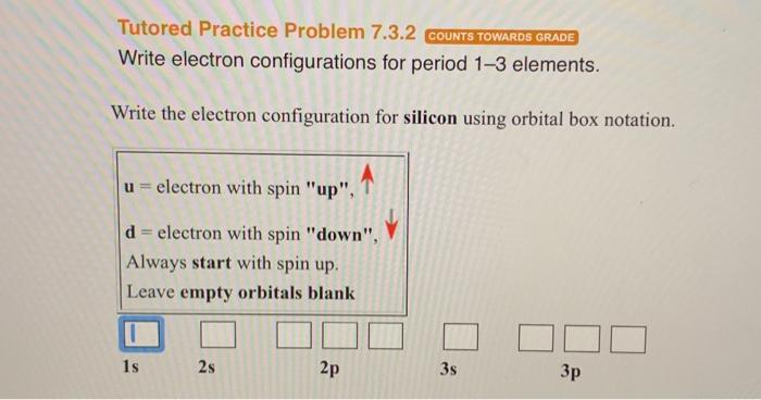 Solved Tutored Practice Problem 7.3.2 COUNTS TOWARDS GRADE | Chegg.com