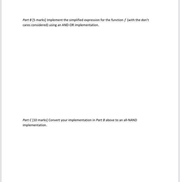 Solved Part A [10 marks] Simplify the following Boolean | Chegg.com