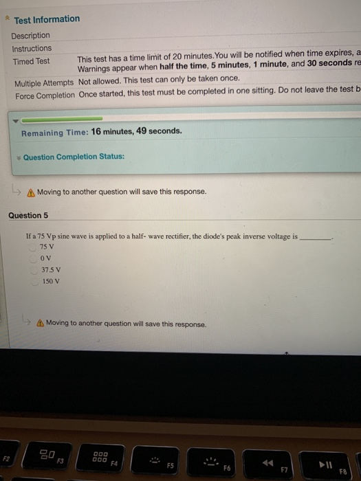 Solved Test Information Description Instructions Timed Test | Chegg.com