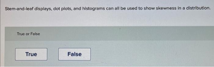 Solved Stem-and-leaf displays, dot plots, and histograms can | Chegg.com