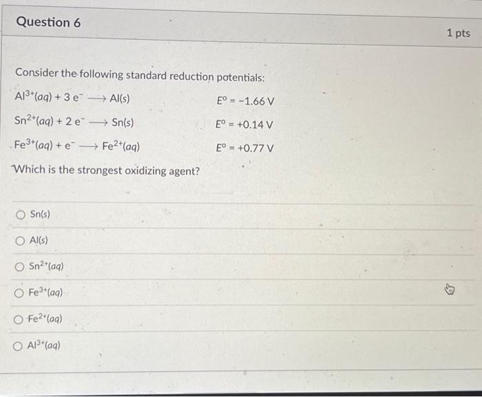 Solved Question 6 Consider the following standard reduction | Chegg.com