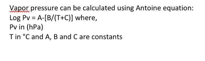 Solved Data and results: Sample: ethanol.Vapor pressure can | Chegg.com