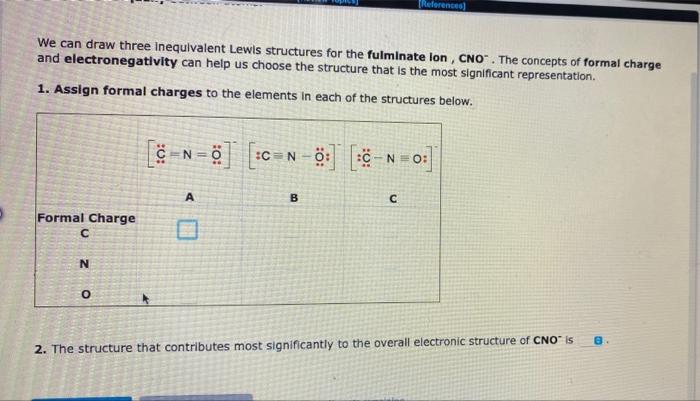 [Solved]: References We can draw three inequivalent Lewis s