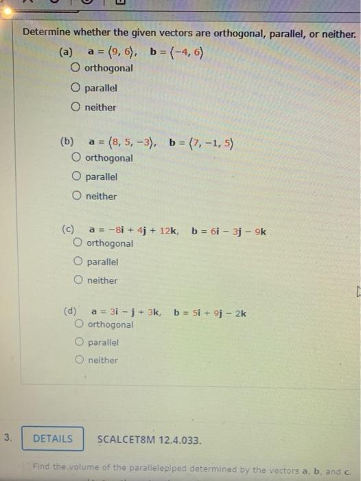 Solved Determine whether the points lie on a straight line. | Chegg.com