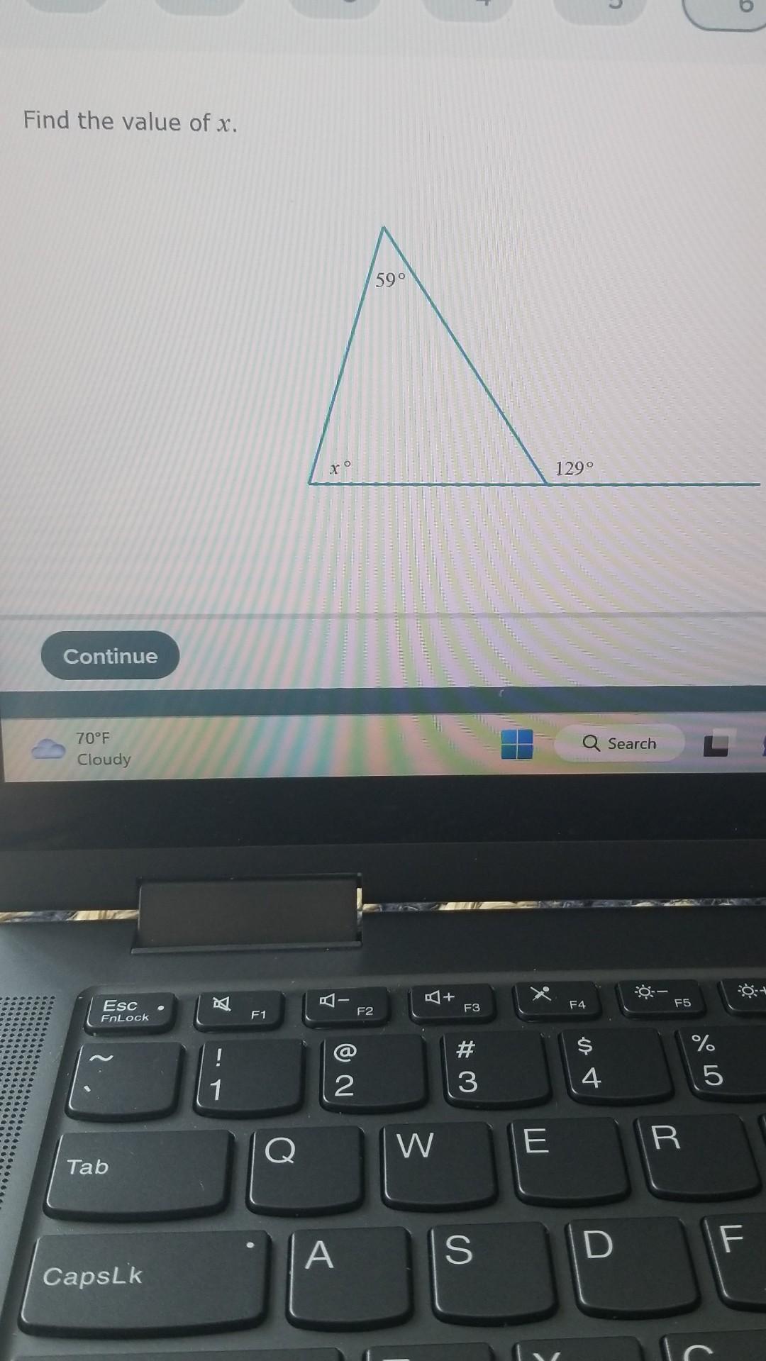 Solved Find the value of x. | Chegg.com