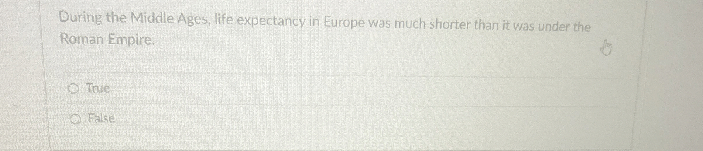 Solved During the Middle Ages, life expectancy in Europe was | Chegg ...