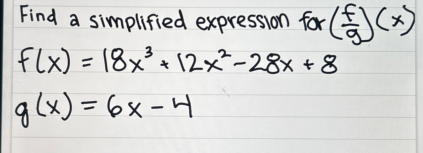 Solved Find a simplified expression for | Chegg.com