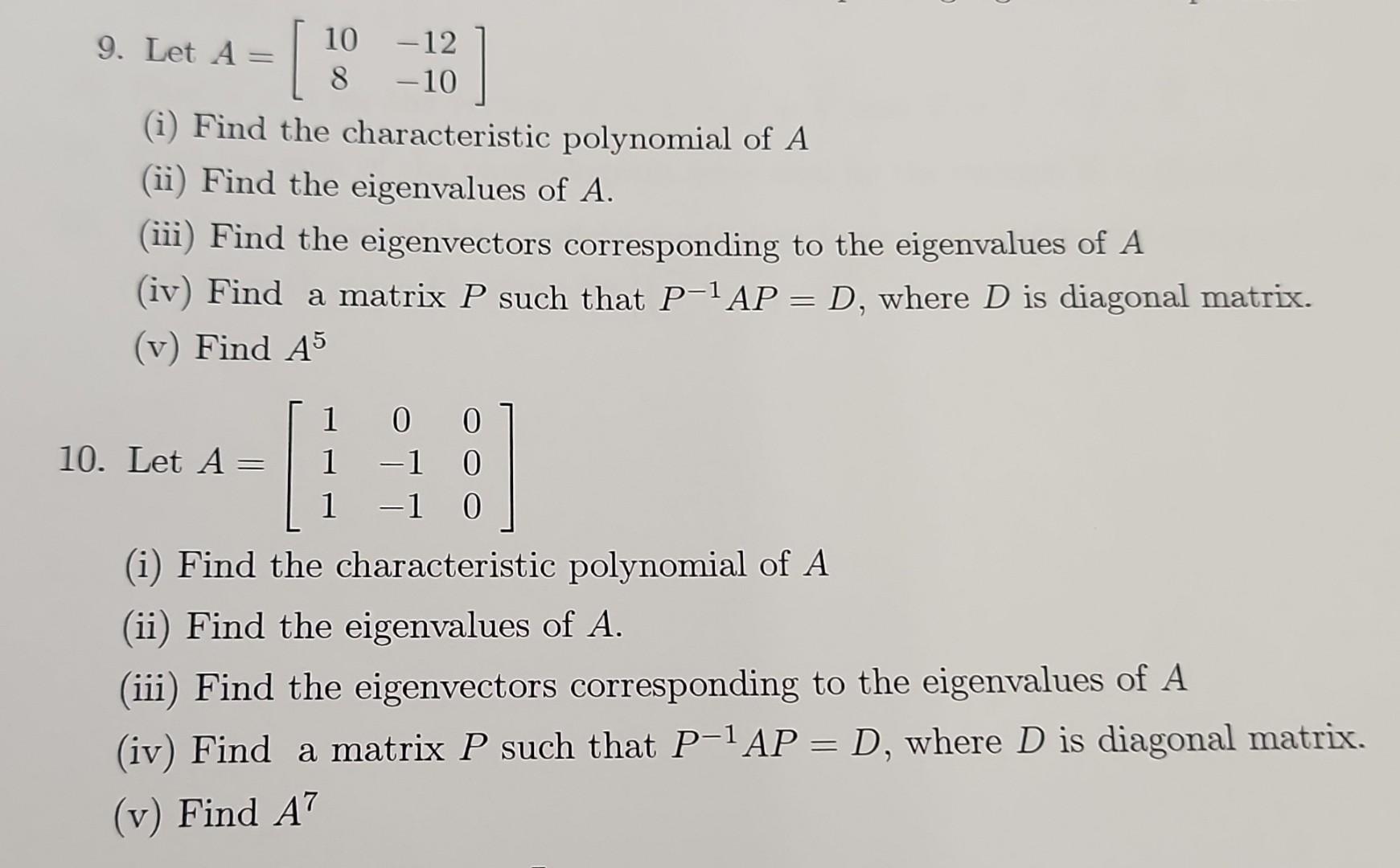 Solved MATH 309 FALL 2023 STUDY GUIDE- EXAM 2 1. Find two | Chegg.com